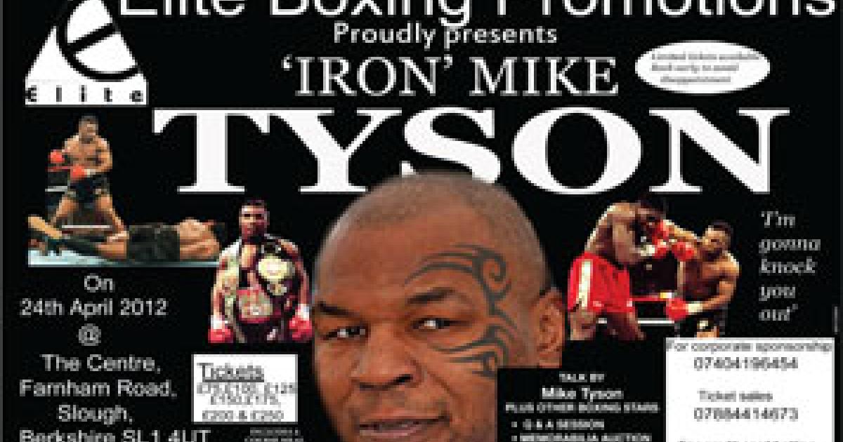 Boxing legend Mike Tyson due to attend Slough event - Maidenhead Advertiser