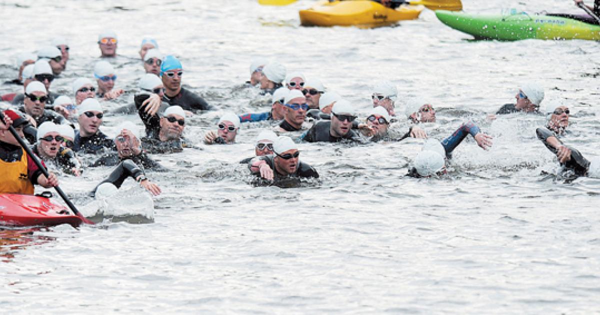 Swimmers turn out in 'mass wave' for return of Boulters to Bray Swim ...