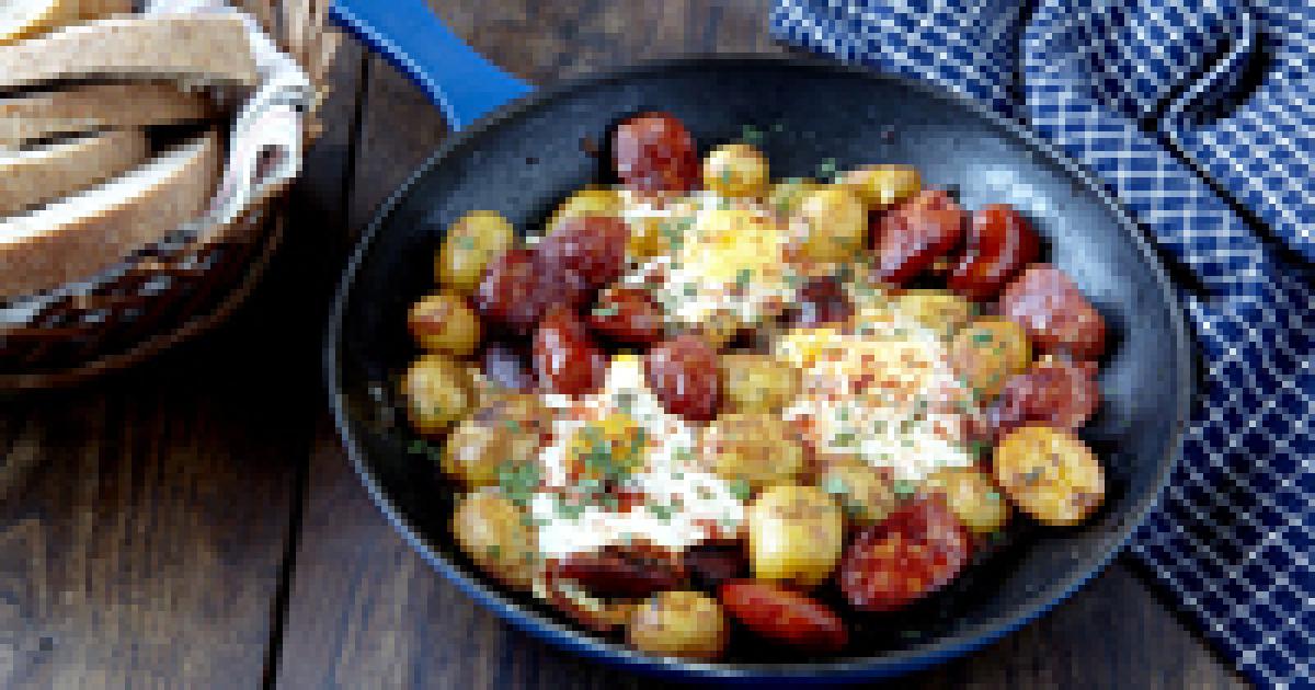 Spanish Hash with Chorizo, Potato and Egg - Maidenhead Advertiser
