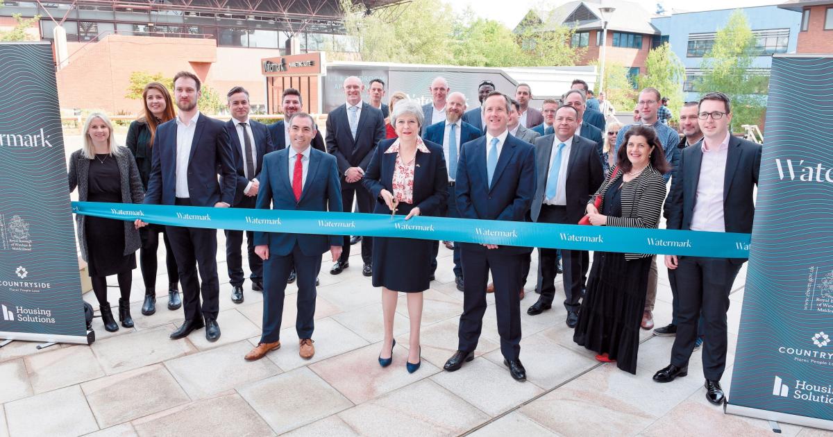 New Maidenhead public plaza unveiled by MP Theresa May - Photo 1 of 8 ...