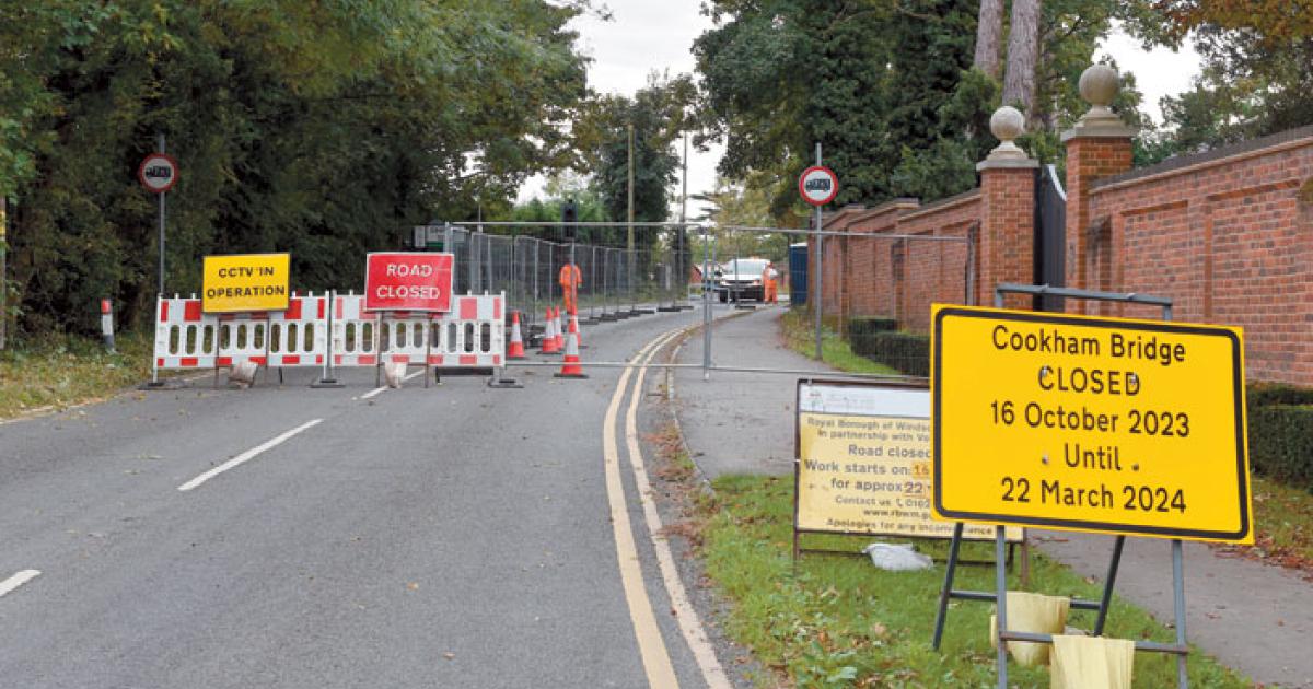 First week of maintenance works on Cookham Bridge gets underway - Photo ...