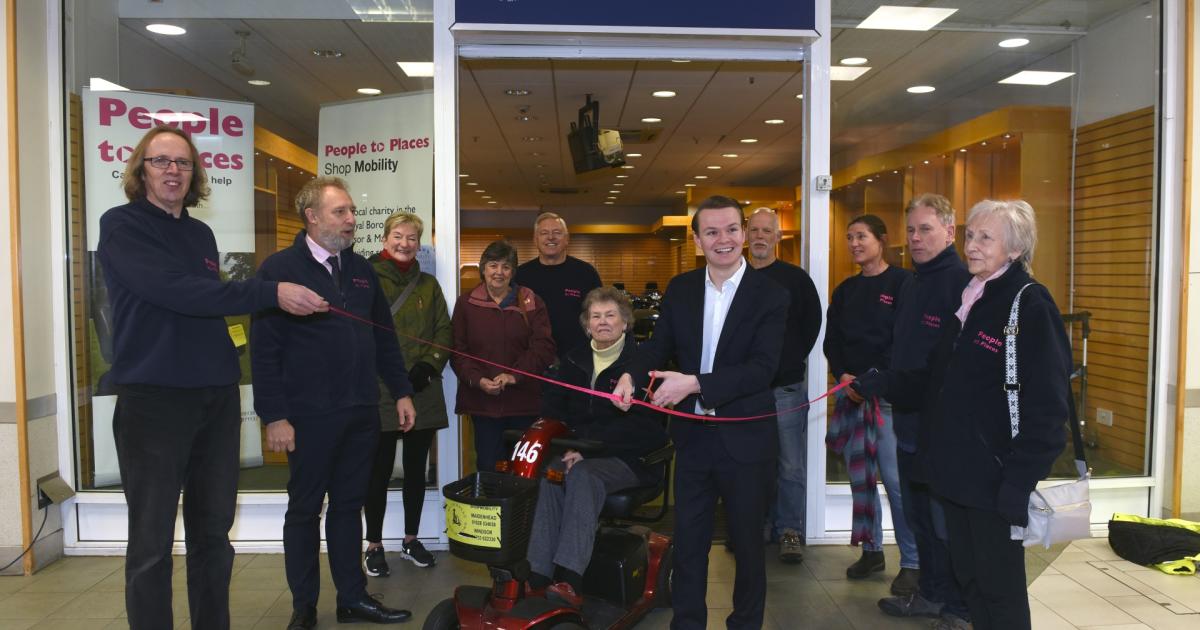Maidenhead MP cuts ribbon to new Maidenhead Shopmobility unit - Photo 1 ...