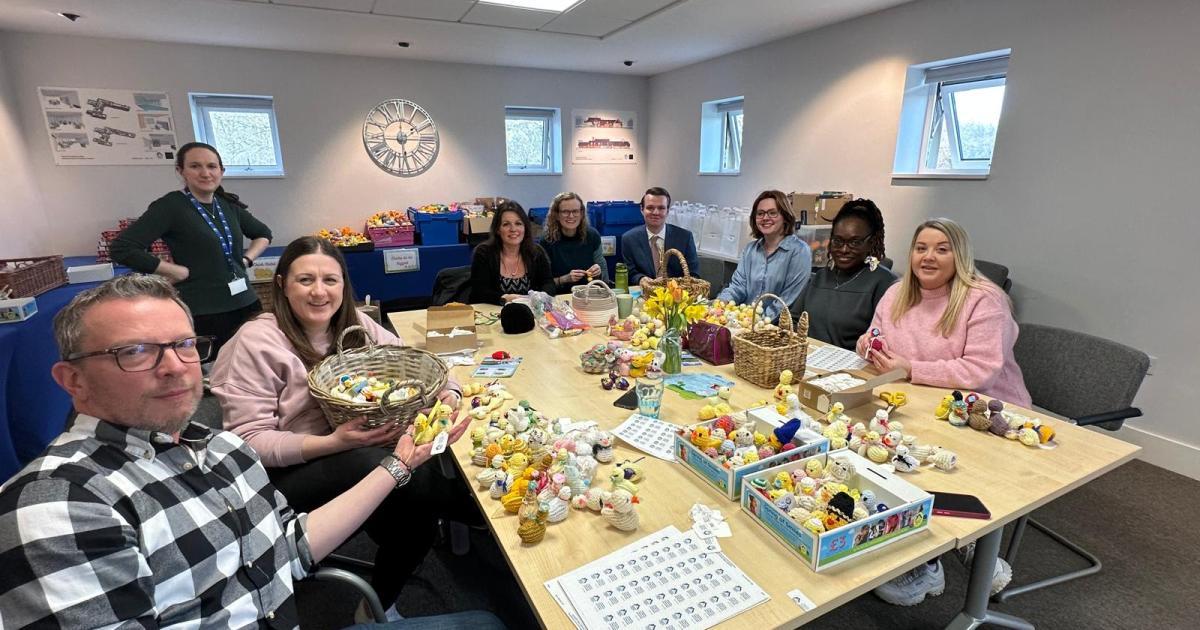 Maidenhead MP joins corporate supporters for Big Chick Knit session at ...