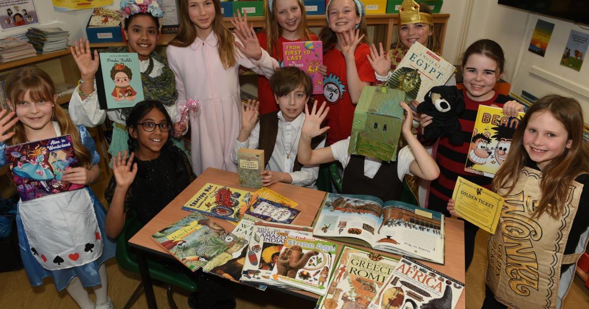 Herries Prep School pupils take part in costume parade for World Book ...
