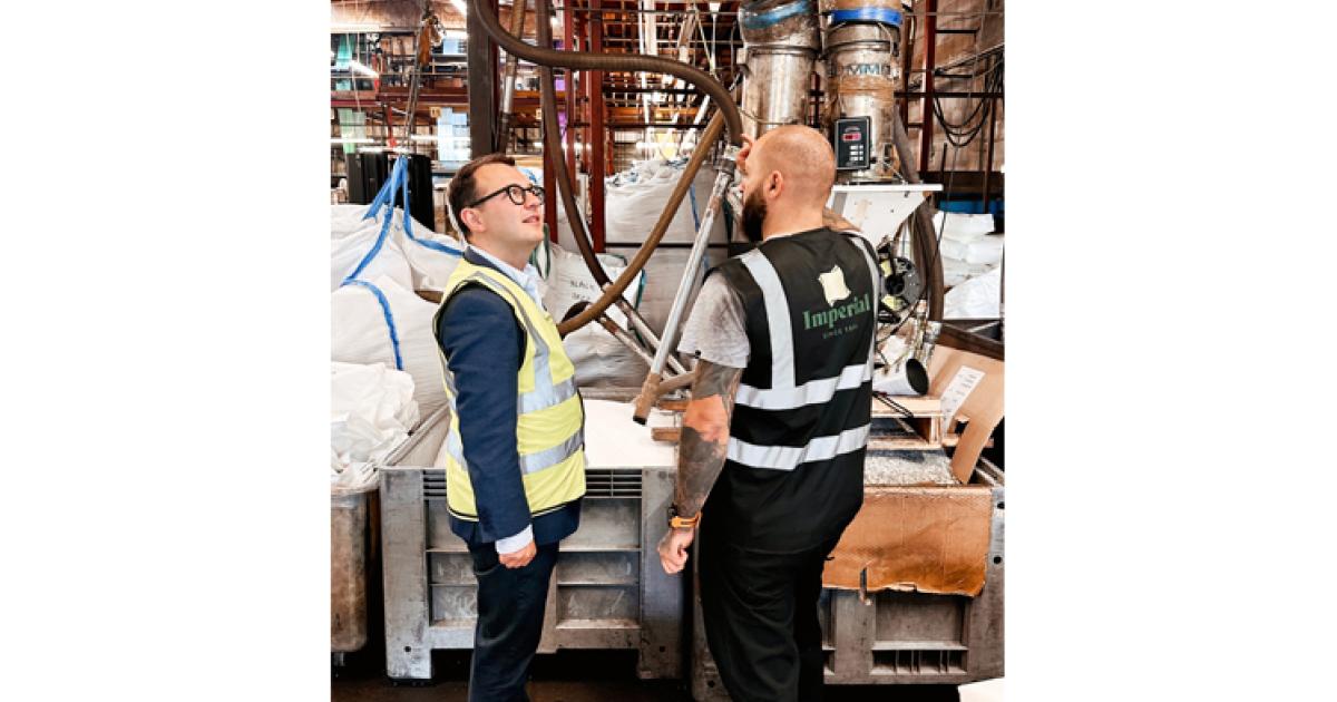 Windsor MP Jack Rankin visits Colnbrook manufacturer Imperial Polythene ...