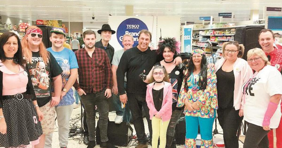 Tesco staff 'Rock the Shop' for charity - Photo 1 of 1 - Maidenhead ...