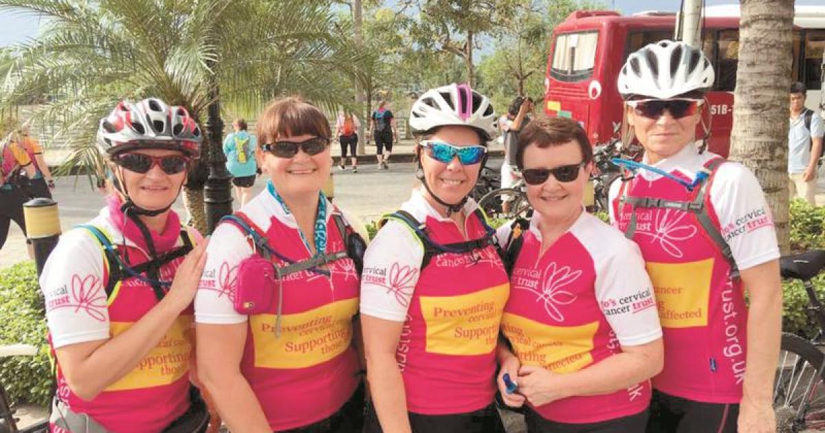 Courageous quintet raise £17k cycling Vietnam to Cambodia - Photo 1 of ...