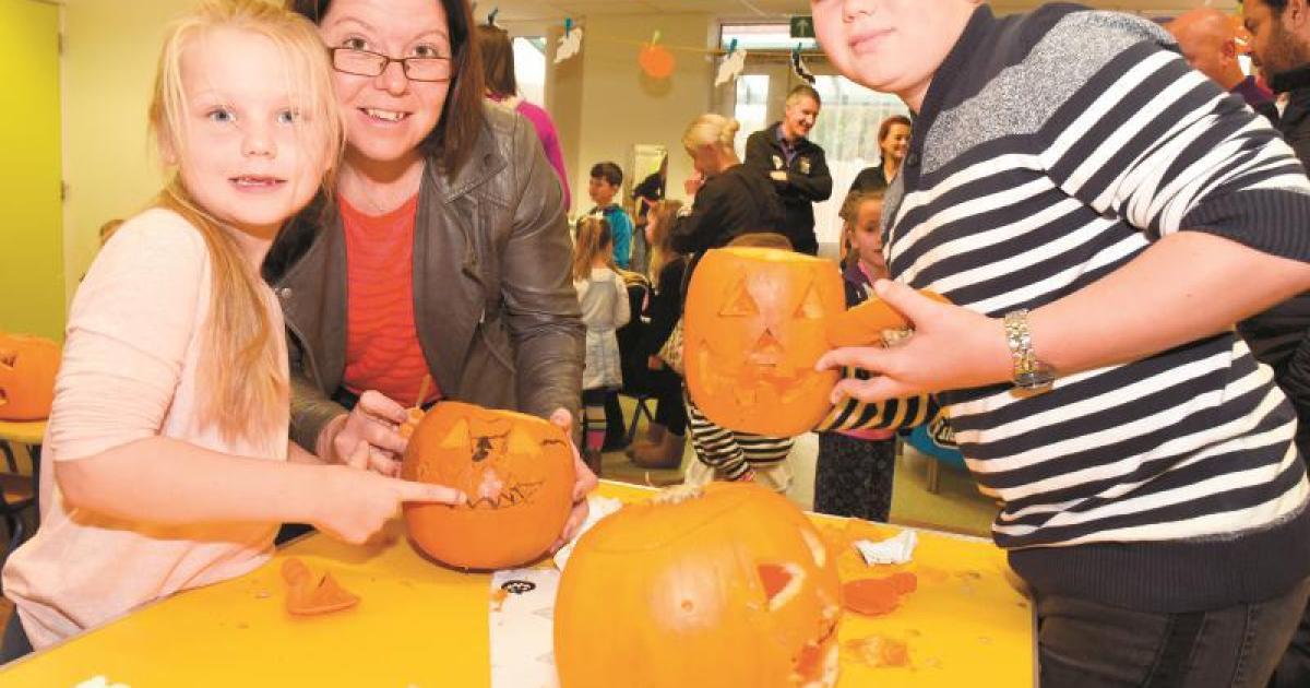 In pictures: Pumpkin carving at Dedworth Library - Photo 1 of 11 ...