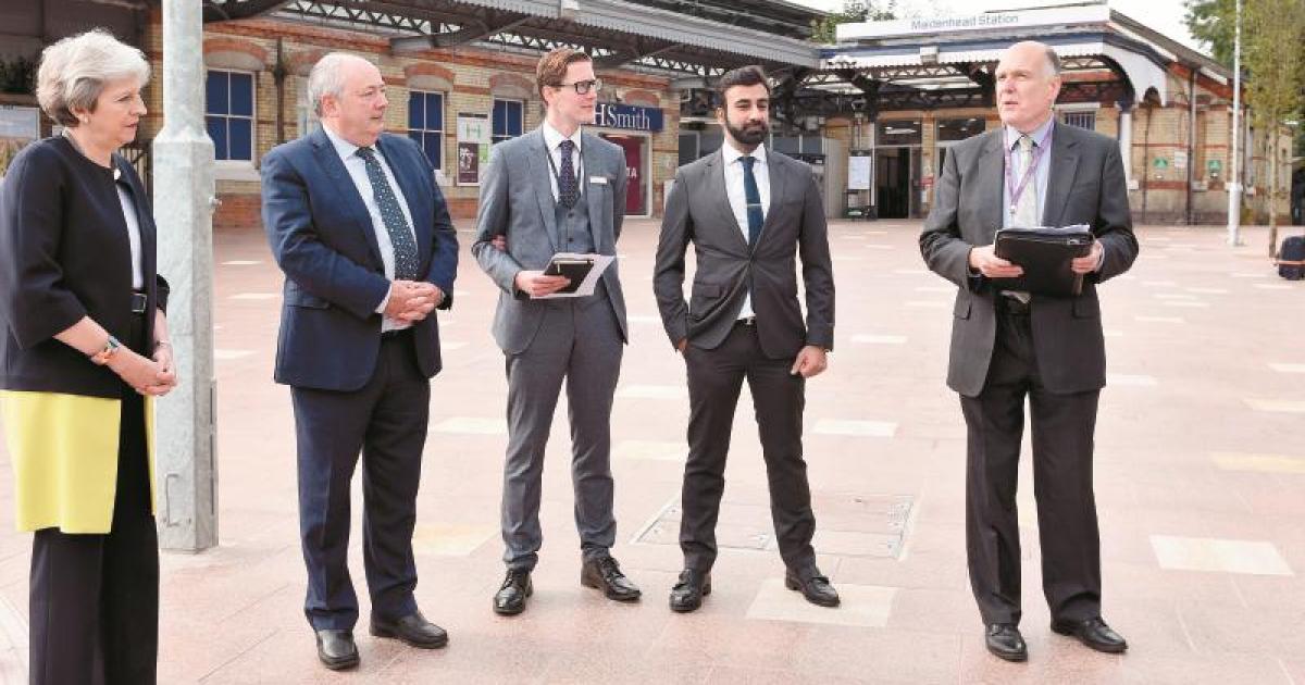 Maidenhead railway station forecourt officially re-opened - Photo 1 of ...