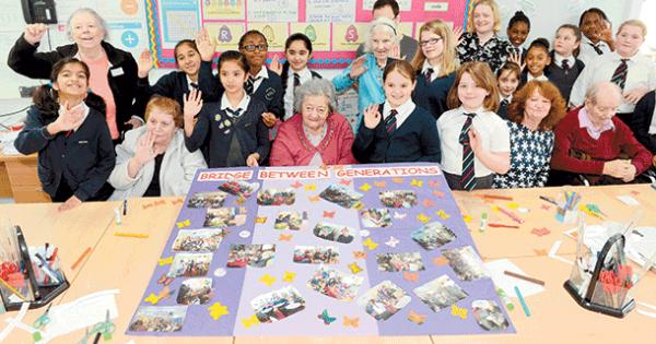 Langley Care Home gets creative in workshop with Ryvers pupils ...