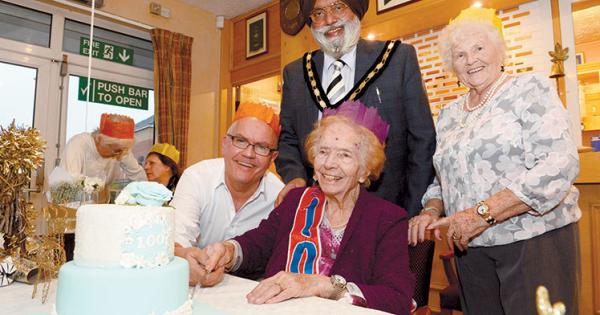 Visual impairment club celebrates member's 100th birthday - Photo 1 of ...