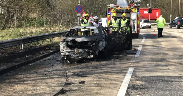 CLEARED: Vehicle fire causes long delays near Handy Cross roundabout ...