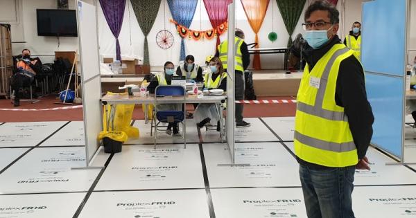 Slough Hindu Temple transformed into mass rapid coronavirus testing ...