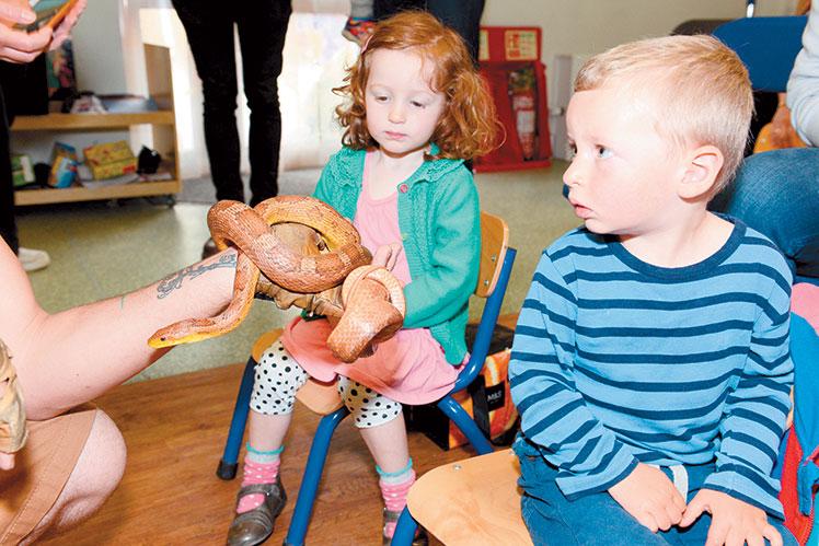In pictures: Reptiles win over new friends at Dedworth Library - Photo ...