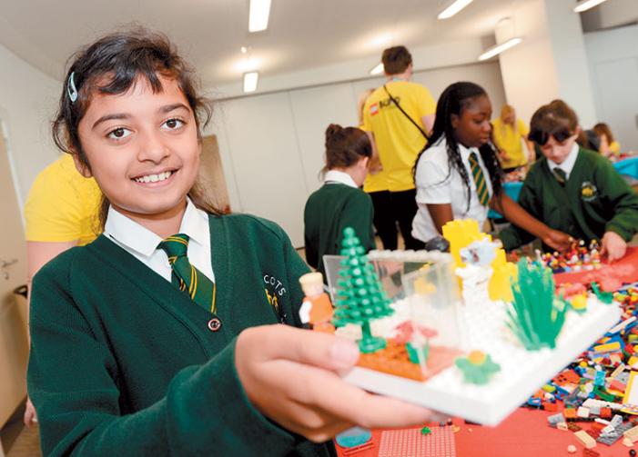 Workshop invites pupils to create ideas from Lego for Slough's future ...