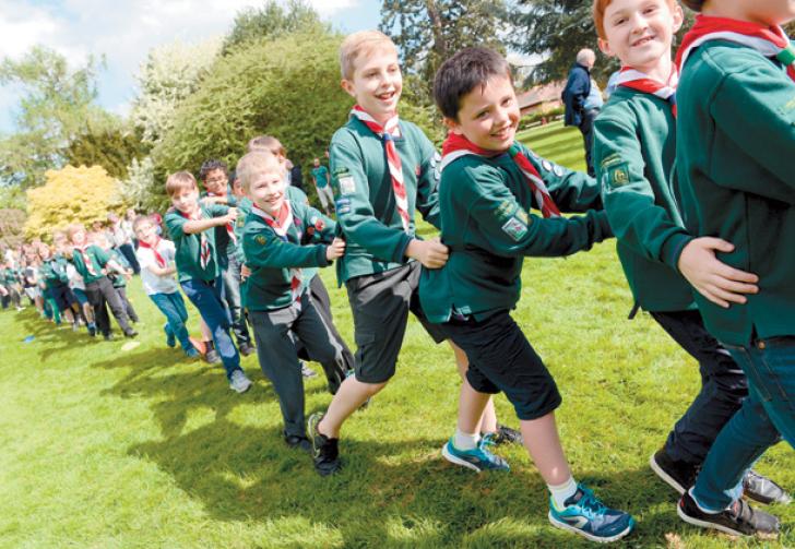 Pictures & Video: Maidenhead District Scouts celebrate St George's Day ...