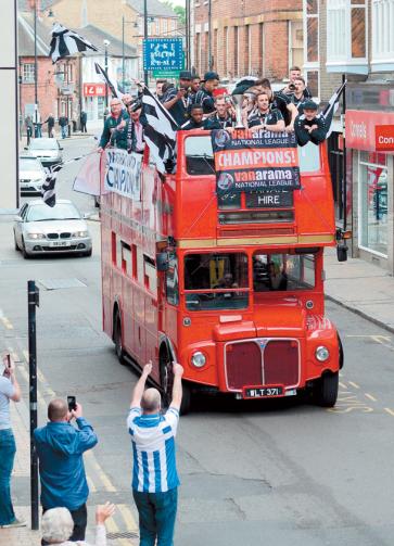 PICTURE SPECIAL: Open top bus parade for champions Maidenhead United ...