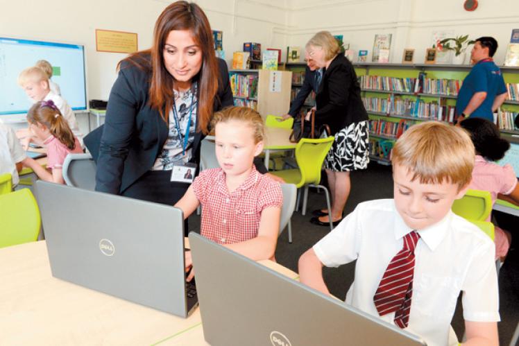 'Cutting edge' information centre opened at Larchfield Primary School ...