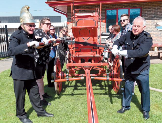 In pictures: Colnbrook History Society demonstrates 180-year-old fire ...