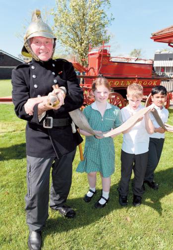 In pictures: Colnbrook History Society demonstrates 180-year-old fire ...