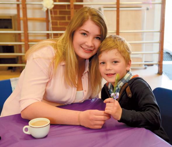 In pictures: Mums enjoy sweet treats with their children at Larchfield ...