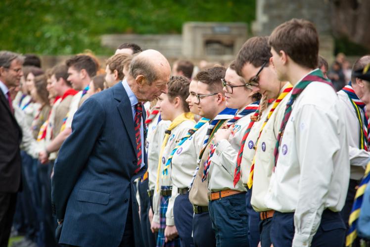 In pictures: Scout Association parade at Windsor Castle - Photo 1 of 5 ...