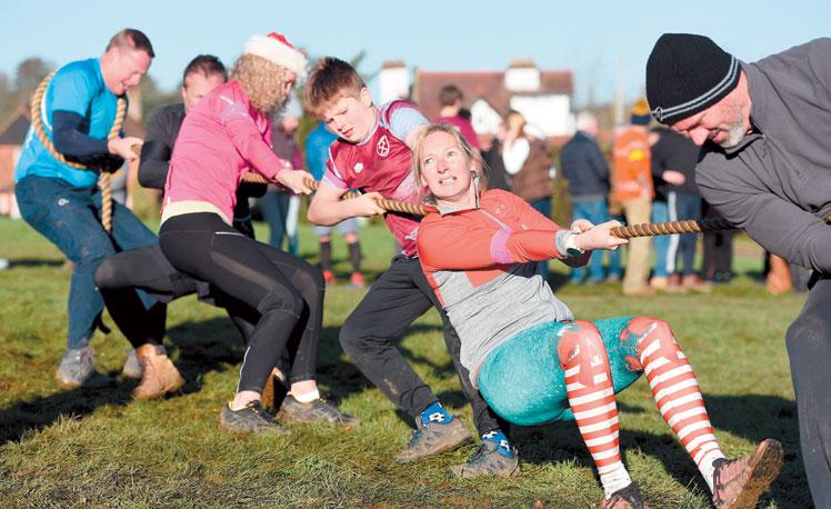 IN PICTURES: Gloriously muddy return for silly Boxing Day Games in ...