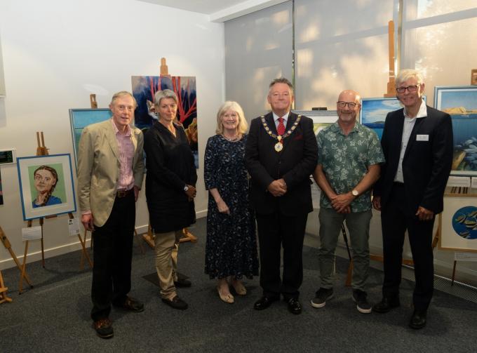 In pictures: MP Theresa May visits Cookham's first wildlife art ...