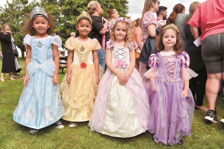 Hundreds of children queue-up for a special 'princess parade' in ...