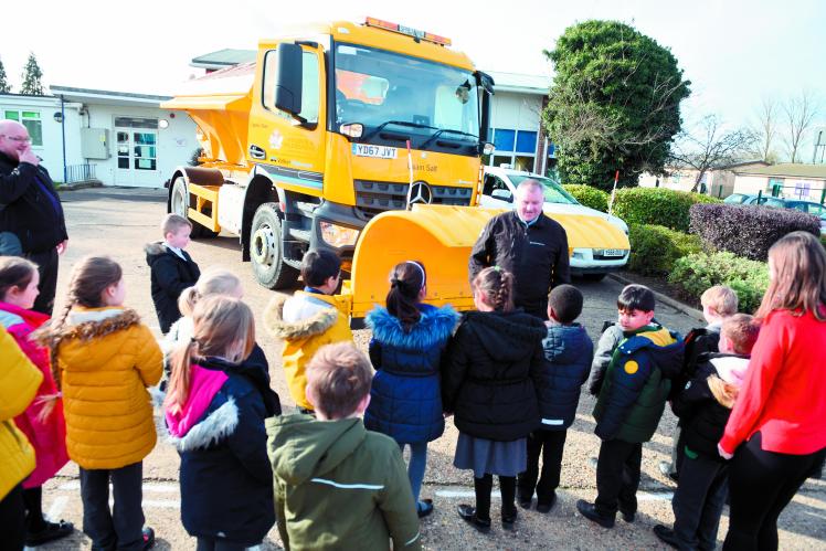 Dedworth Green First School win 'name my gritter' competition - Photo 1 ...