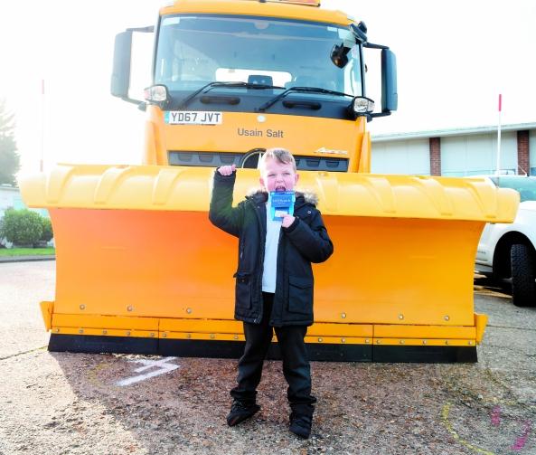 Dedworth Green First School win 'name my gritter' competition - Photo 1 ...