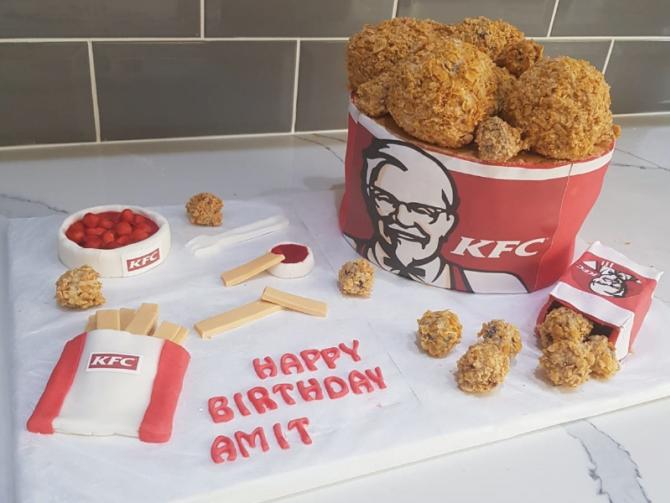 Impressive birthday cake recreates KFC meal - Photo 1 of 2 - Maidenhead ...