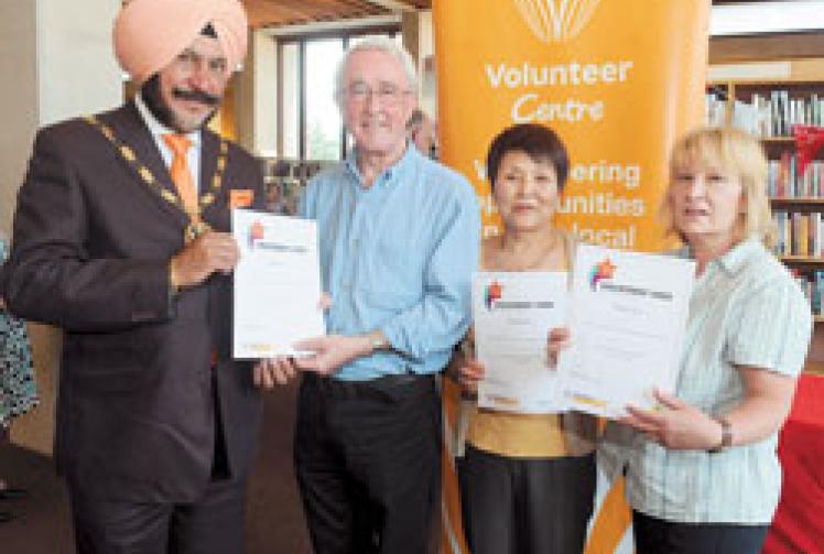 Volunteers awarded for their services by Mayor of Slough - Maidenhead ...