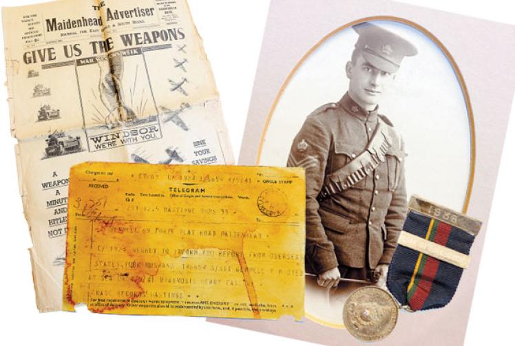 Lost Second World War telegram handed back to dead soldier's family ...