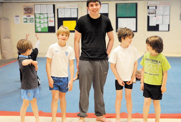 Feature: Our reporter Simon Meechan tries his hand at gymnastics ...
