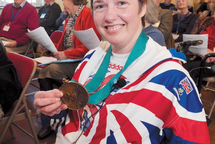 Paralympic archer inspires at university AGM - Maidenhead Advertiser