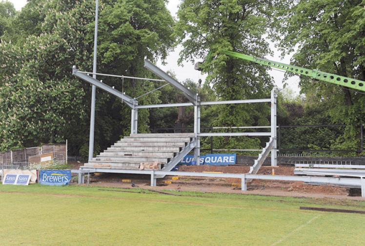 Maidenhead United grandstand taking shape - Maidenhead Advertiser
