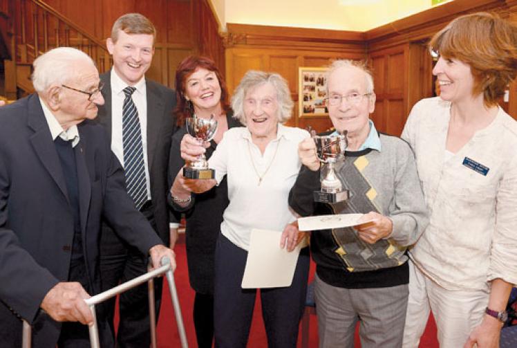 Dynamic duo in their 90s handed 'fit for life' award - Maidenhead ...