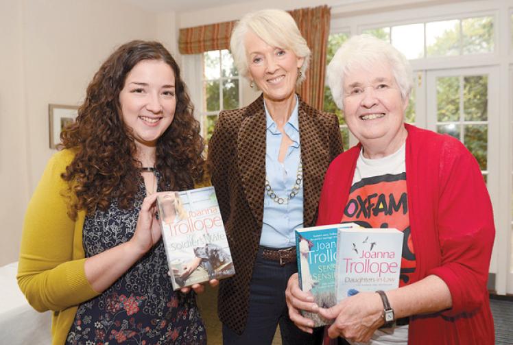 Joanna Trollope speaks at coffee morning ahead of Barbara Walmsley's ...