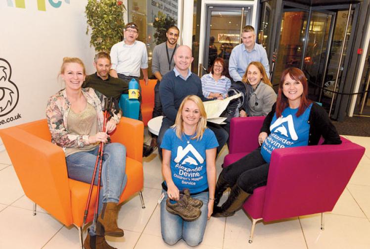 Three mobile staff raise £30k for children's hospice charity ...