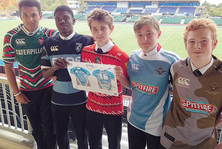 Students draw up designs for new school rugby kits - Maidenhead Advertiser