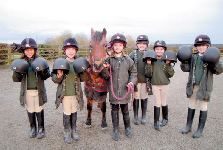 Young Windsor Horse Rangers showcase new riding hats - Maidenhead ...