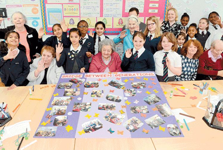 Langley Care Home gets creative in workshop with Ryvers pupils ...