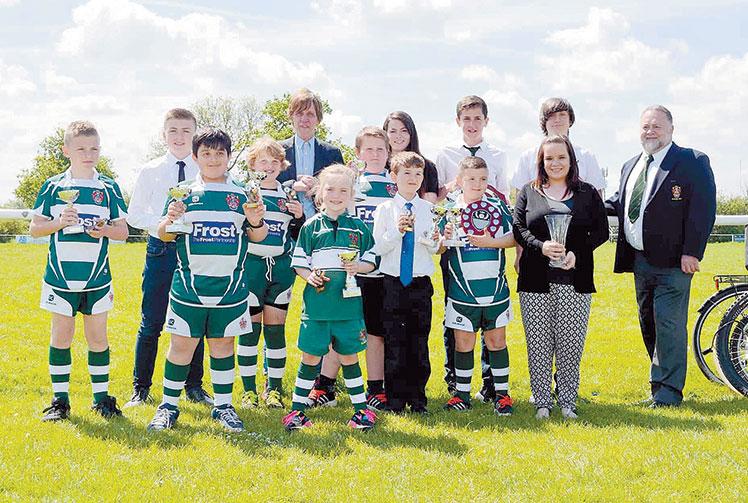 Juniors at Slough Rugby Club celebrate at end of season awards ...