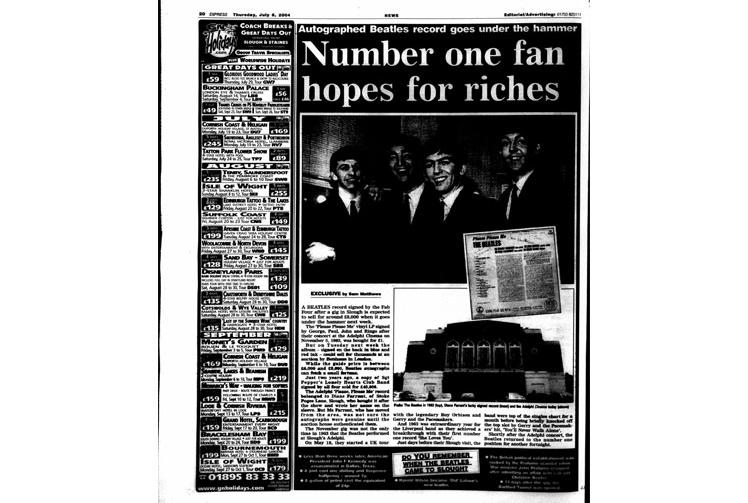 Remember When: Beatlemania comes to Slough's Adelphi Theatre ...