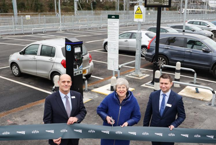 Maidenhead MP Theresa May officially re-opens Silco Drive car park ...