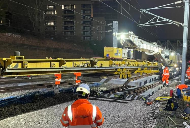 Festive engineering works finished on railway between Reading and ...