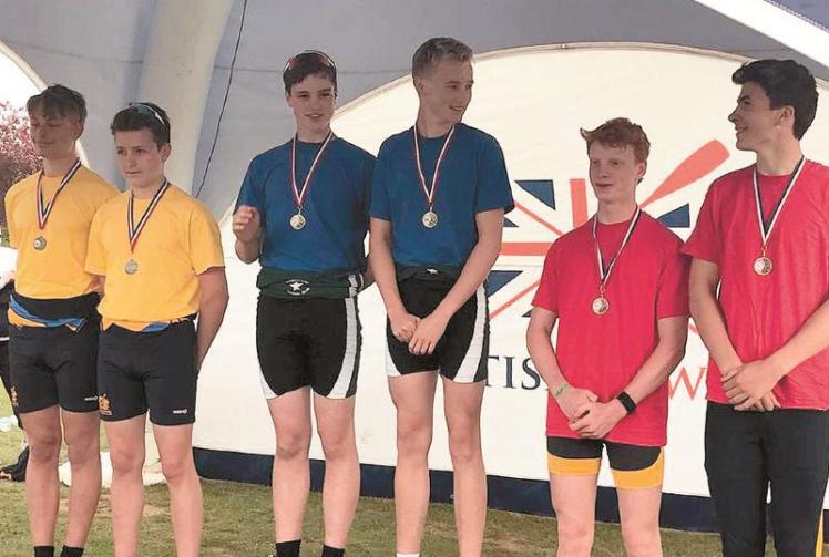 Maidenhead Rowing Club scullers take gold in British junior inter ...