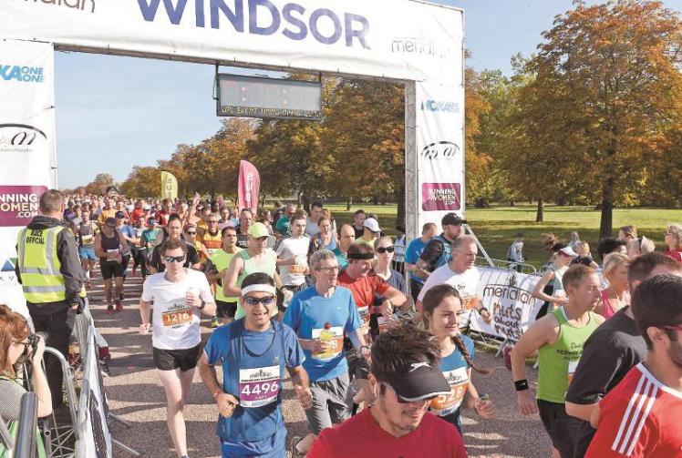 New medals and t-shirts designed for runners of Windsor Marathon ...