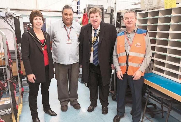 Mayor visits Royal Mail Post Office - Photo 1 of 1 - Maidenhead Advertiser